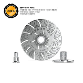 High Diffusion Espresso Shower Screen – Pesado 58.5