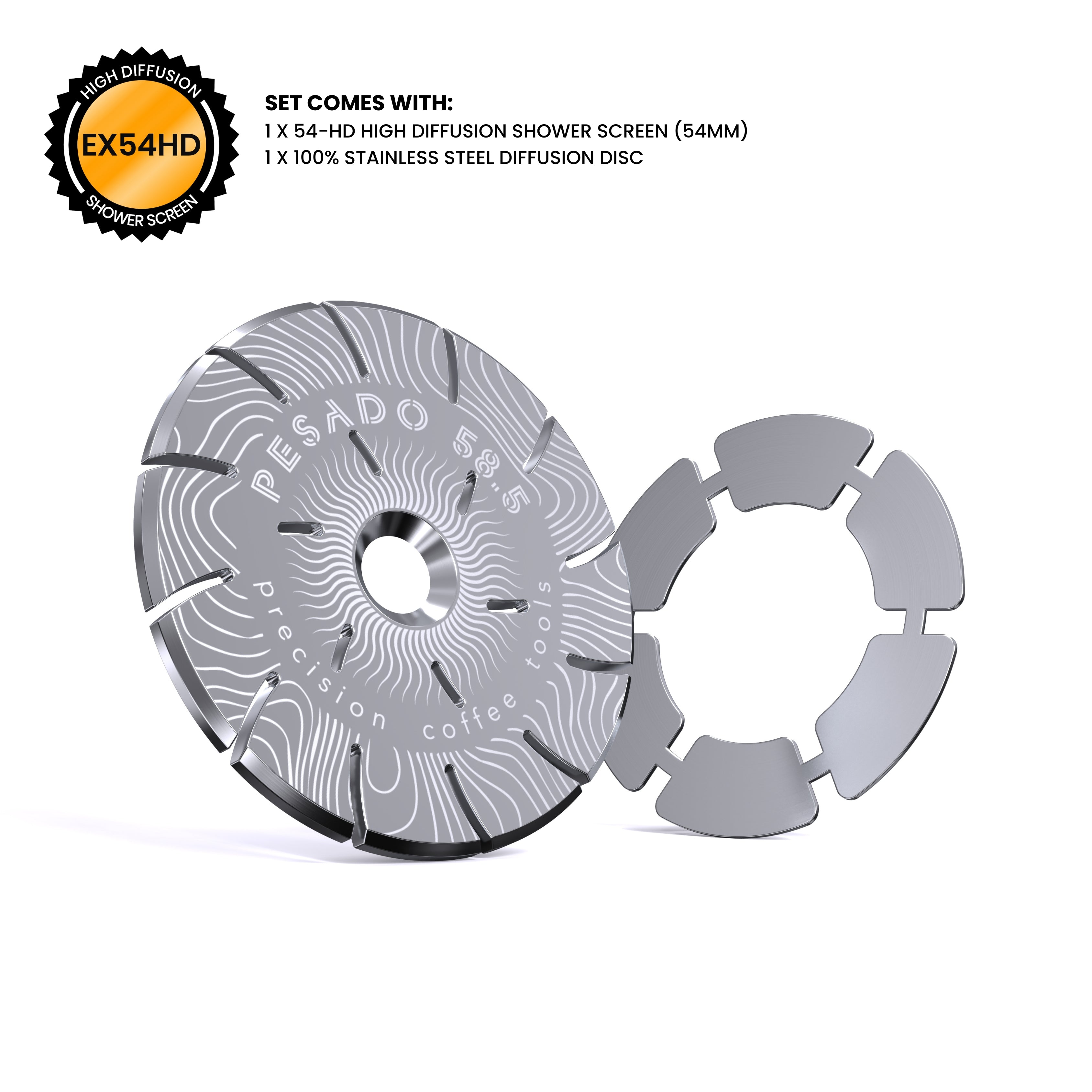 High Diffusion Espresso Shower Screen - Breville – Pesado 58.5