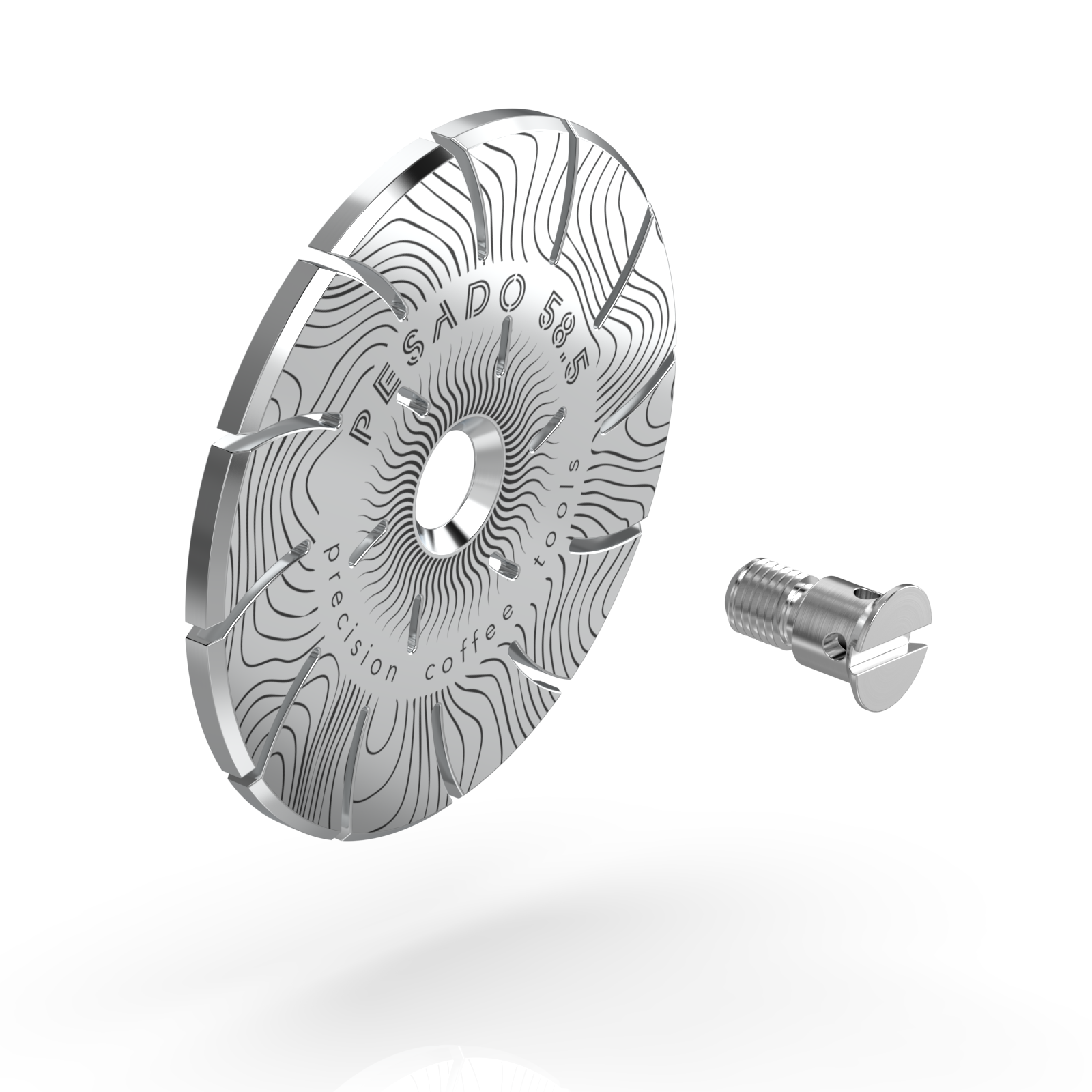 High Diffusion Espresso Shower Screen – Pesado 58.5